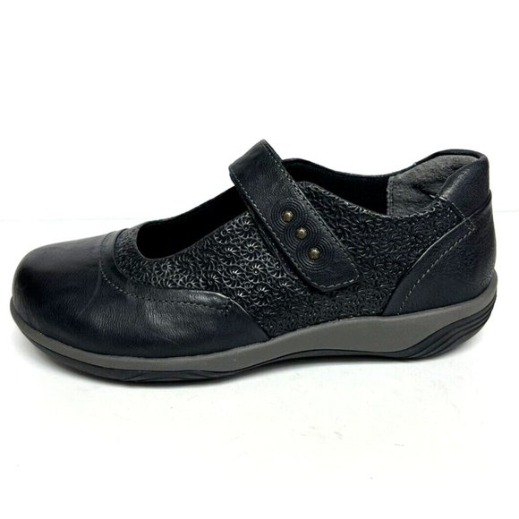 Halsa Footwear | Shoes | Halsa Womens Aloe Mary Jane Flat Navy Size ...